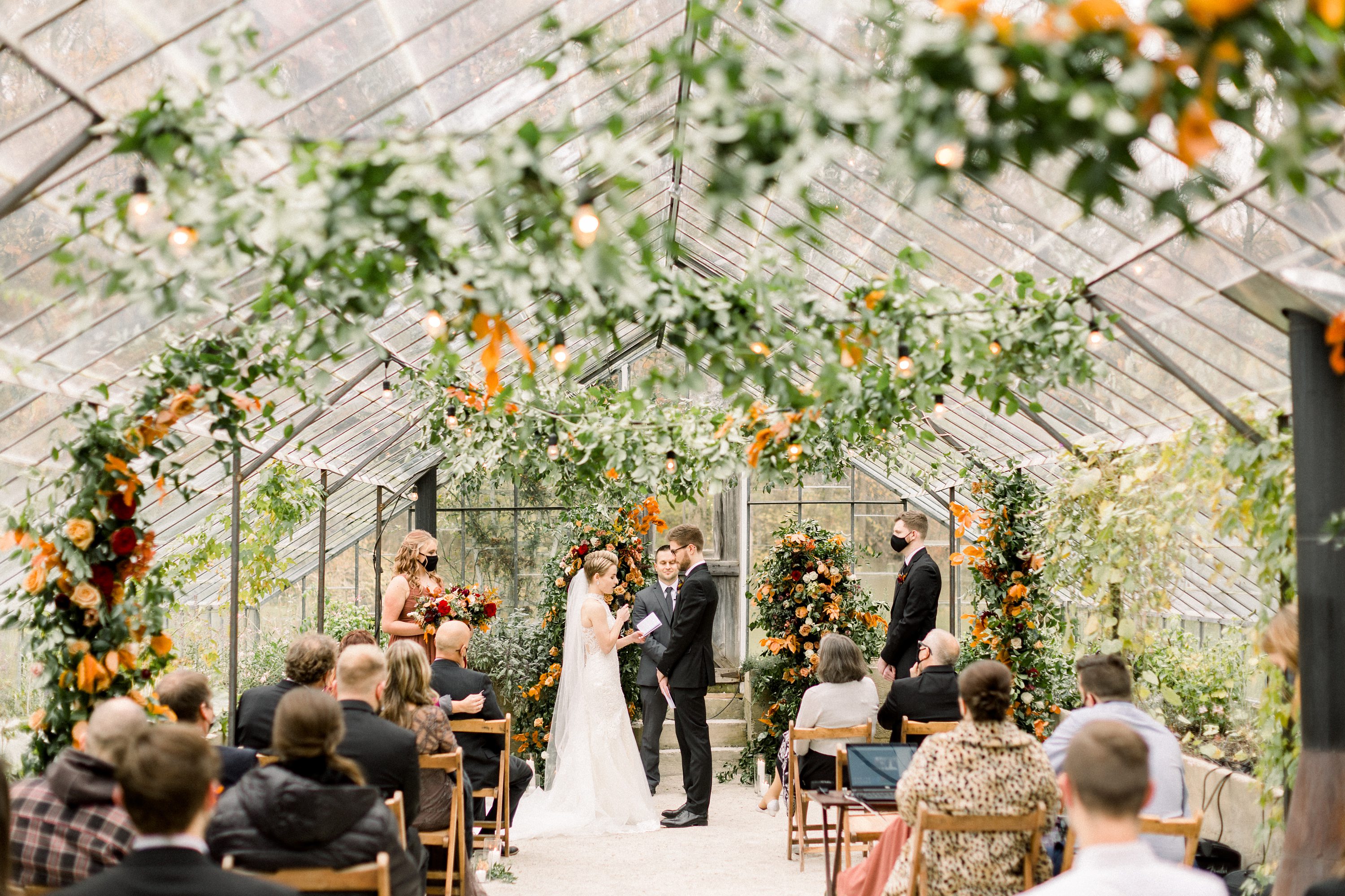 Greenhouse wedding venue store